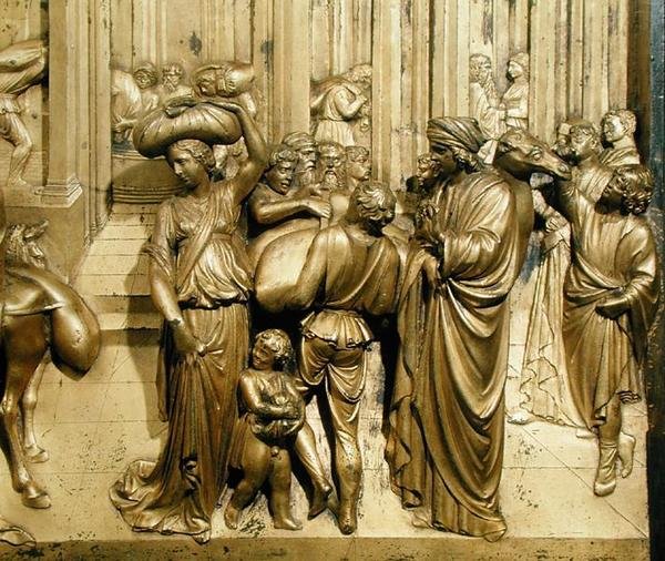 The Story of Joseph (detail) by Lorenzo Ghiberti