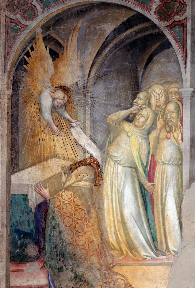 Archangel Gabriel Announces the Coming Birth of John the Baptist to ...