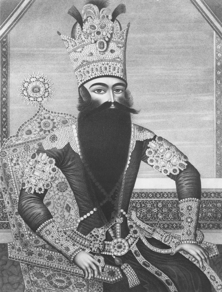 Fath-Ali Shah Qajar by Louis Charles Ruotte