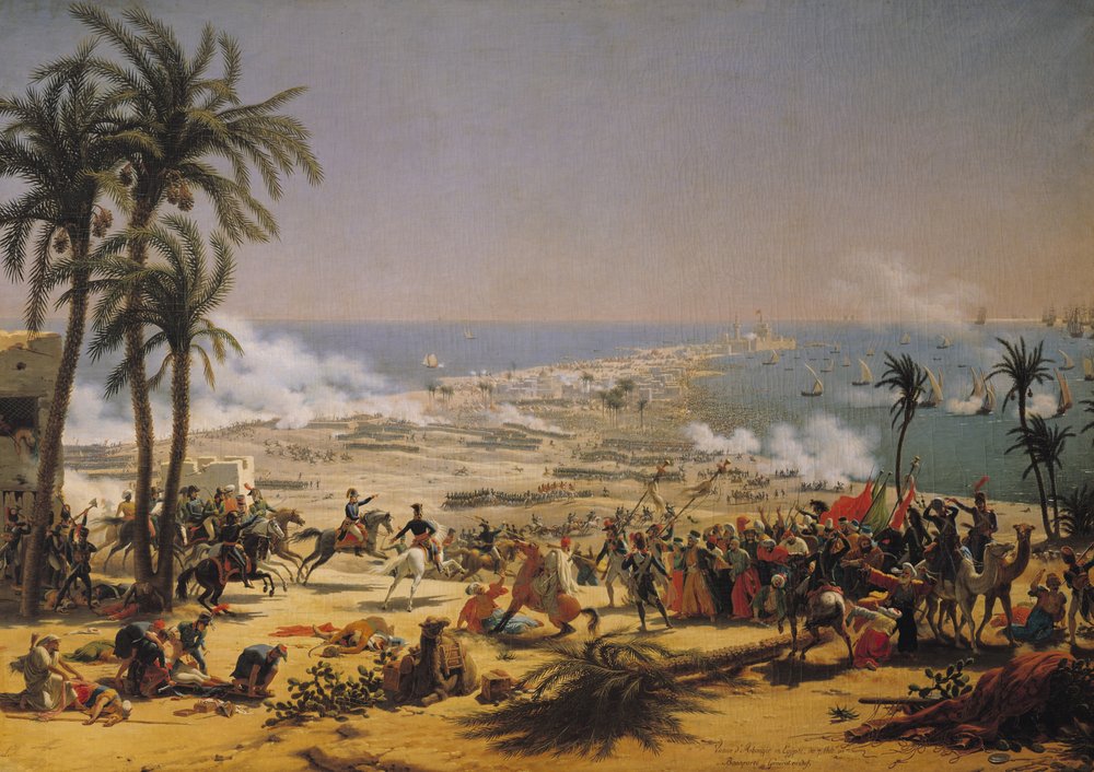 The Battle of Aboukir, 25th July 1799 by Louis Lejeune