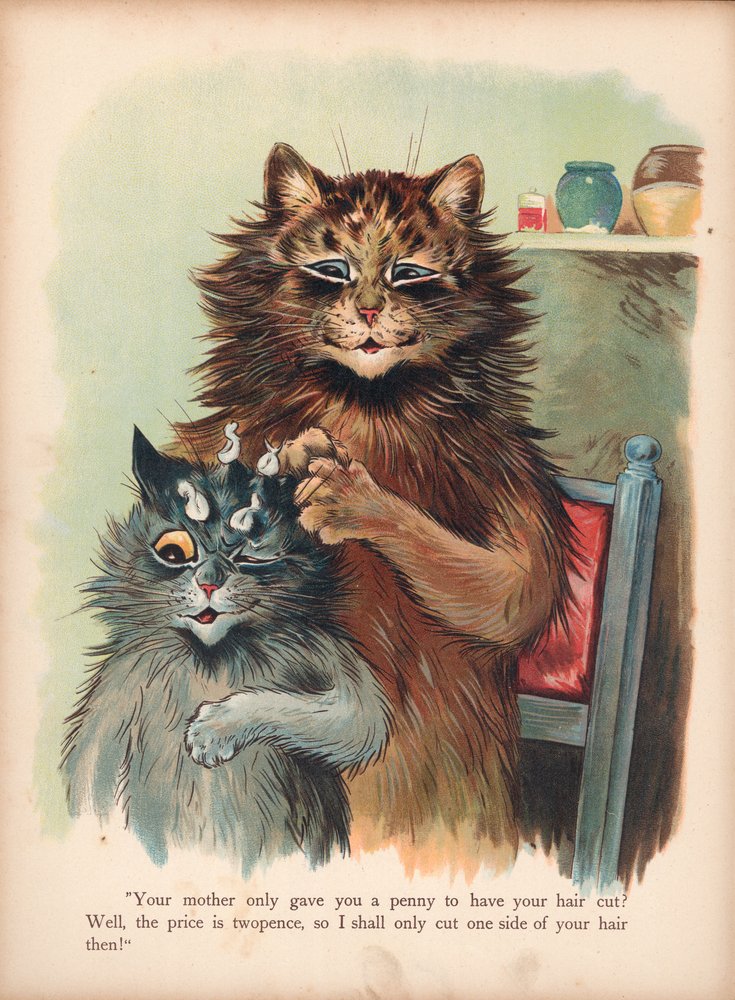 Louis Wain Cats by Louis Wain: Buy fine art print