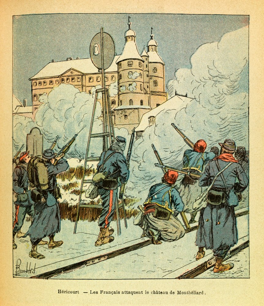 The Army of the East: At Hericourt, the French Attacked the Chateau de ...