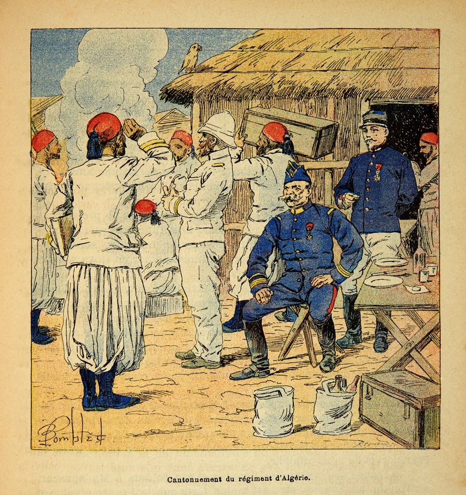Cantonation of the Regiment of Algeria during the French Expedition to ...