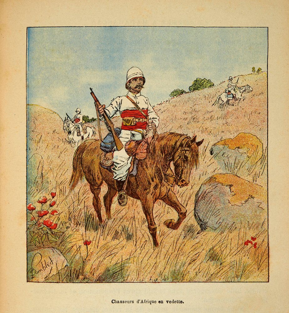 Hunter of Africa in Scout in Madagascar in 1895