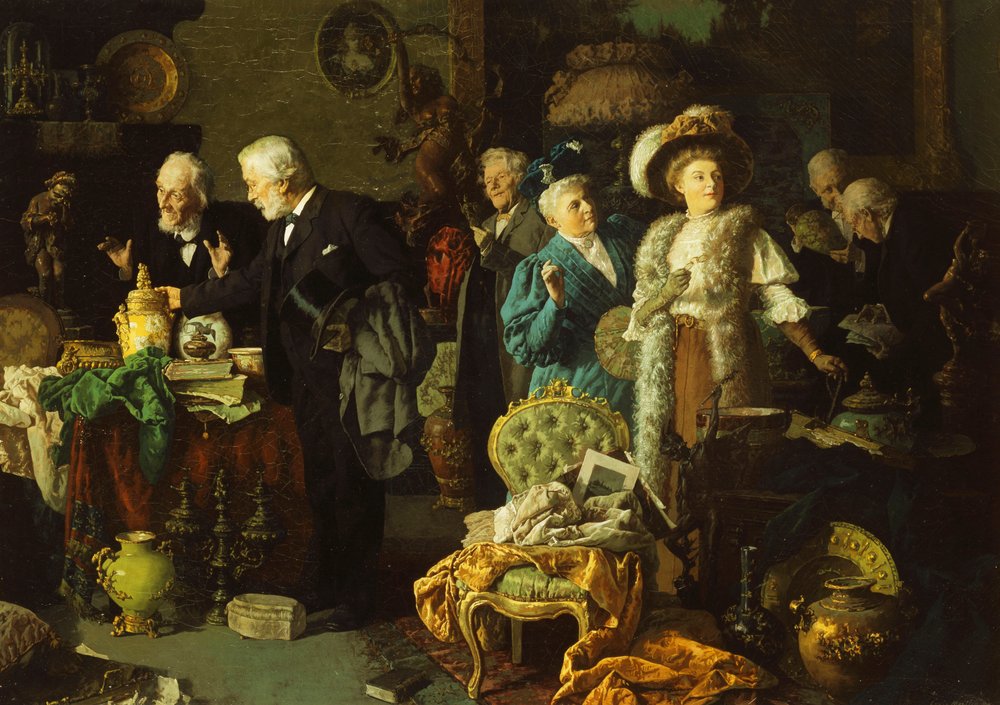 The Connoisseurs by Louis Charles Moeller: Fine art print