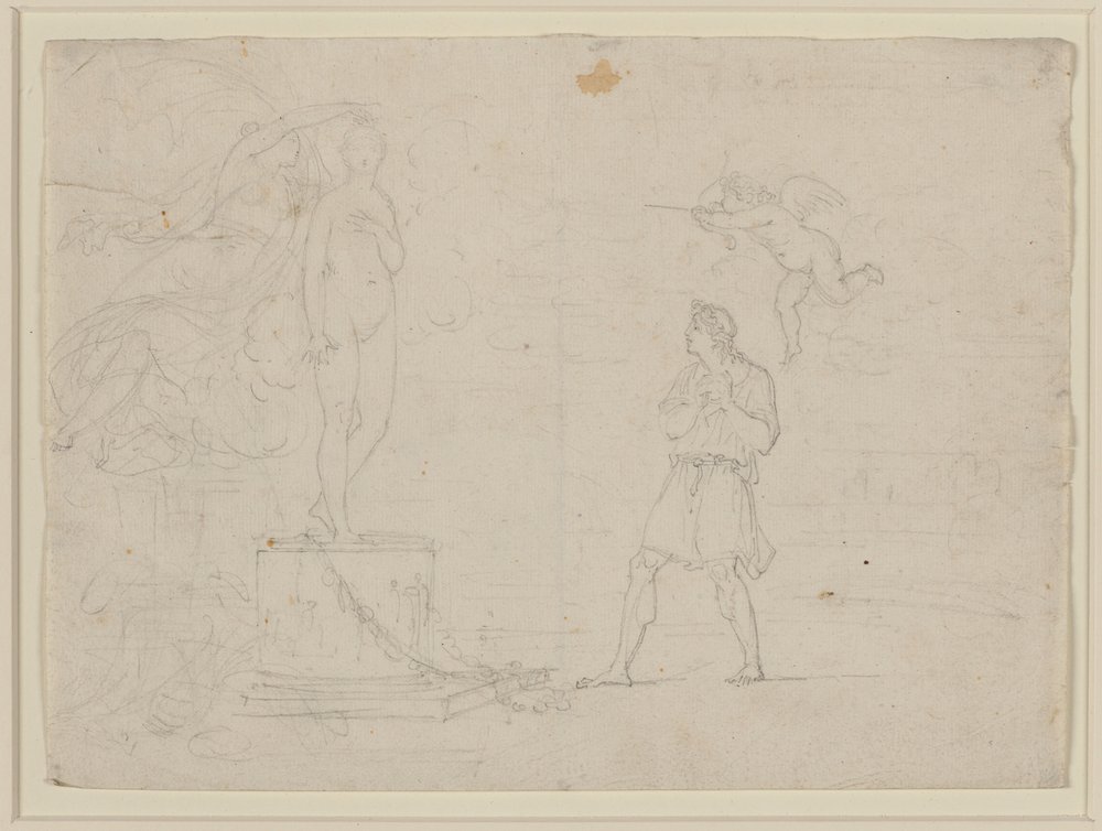 Study for Pygmalion and Galatea, c.1797 by Louis Gauffier