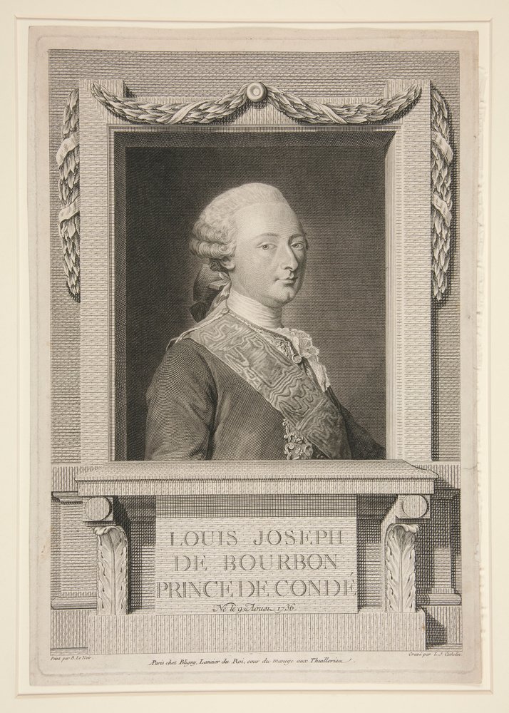 Portrait of Louis Joseph de Bourbon, Prince de Conde