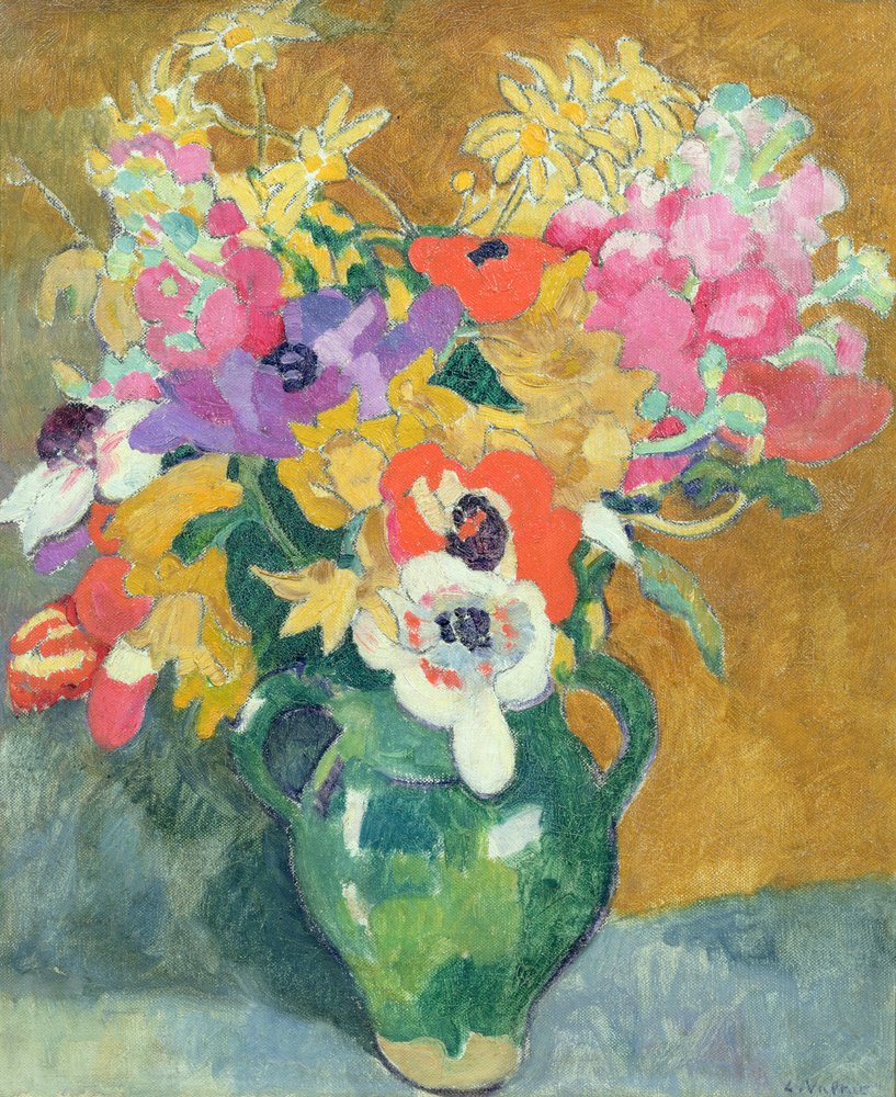 Vase of Flowers, c.1925 by Louis Valtat: Fine art print