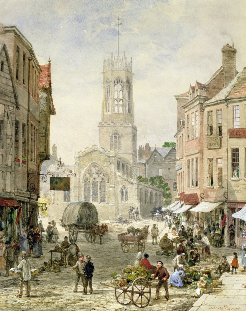 All Saints Pavement, York by Louise Ingram Rayner