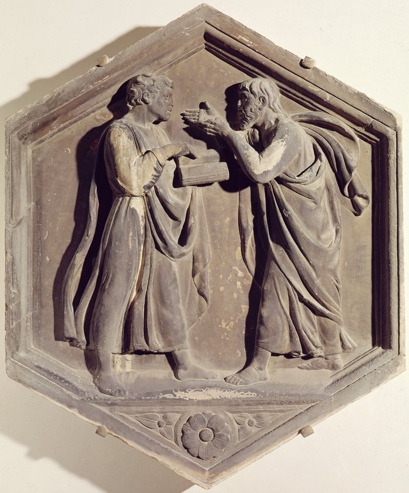 Logic and Dialectic by Luca Della Robbia: Fine art print