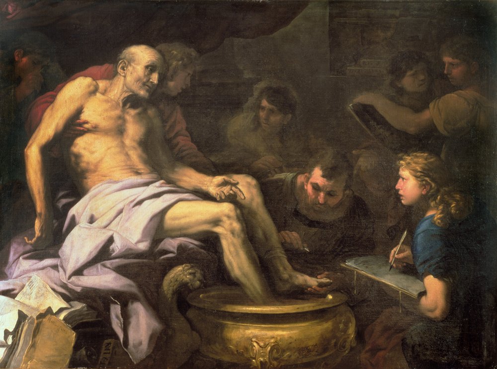 The Death of Seneca by Luca Giordano: Buy fine art print