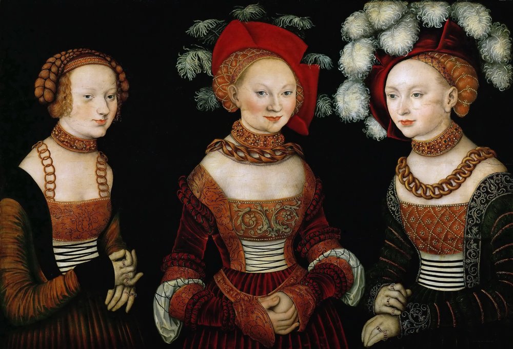 The Princesses Sibylla, Emilia and Sidonia of Saxony