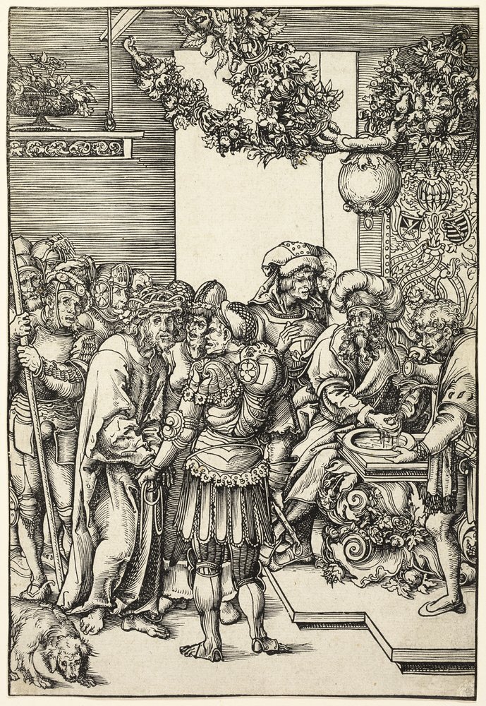 Pilate Washing His Hands, from The Passion
