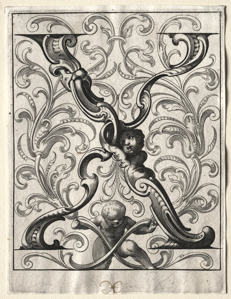 New ABC Booklet: X, 1627 by Lucas Kilian: Fine art print