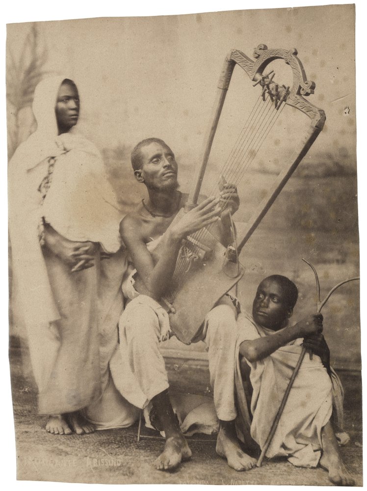 Three Abyssinians in Traditional Dress, c.1880-90