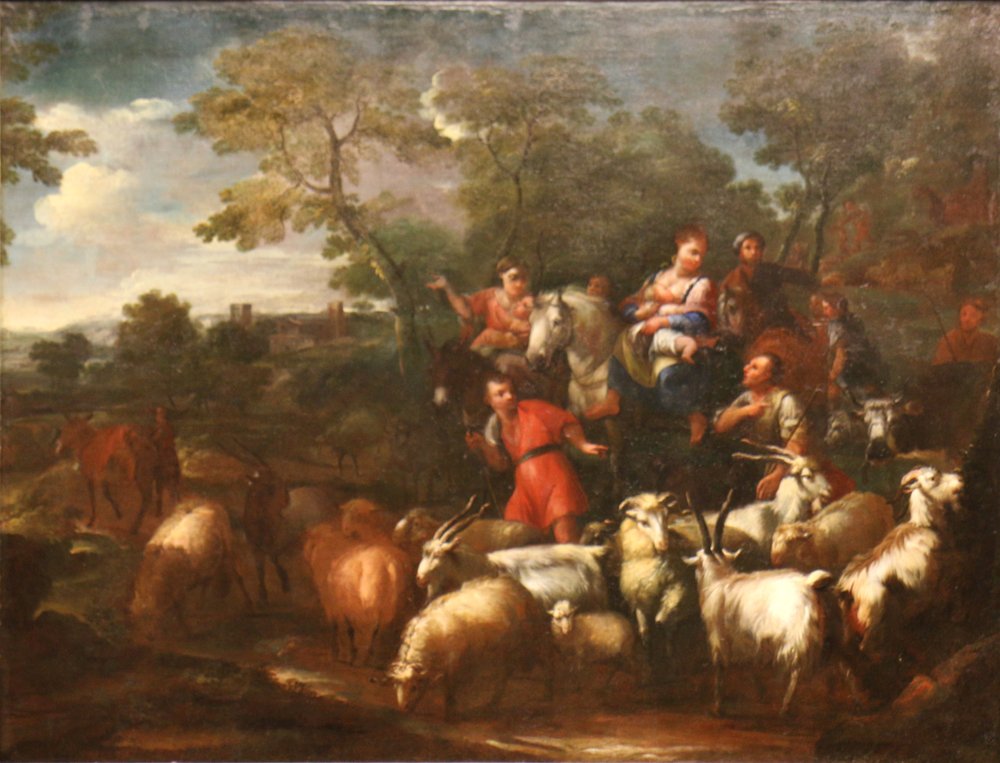 The Journey of Jacob by Luigi Garzi: Buy fine art print