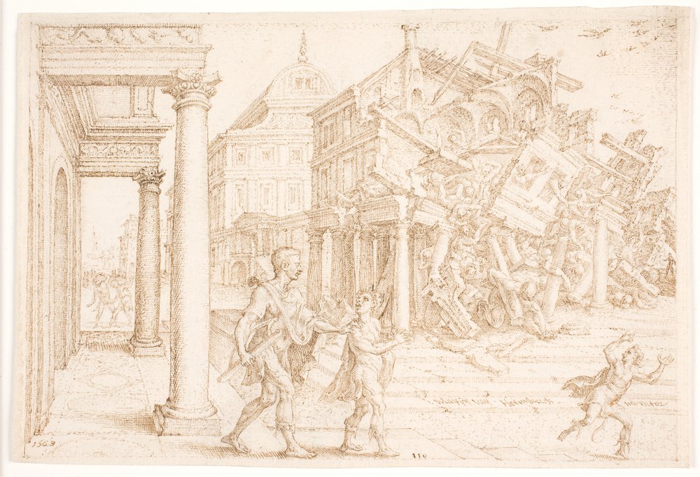 Samson Destroys the House with the Philistines