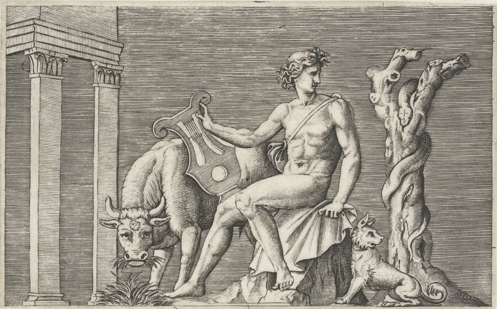 Apollo Guarding the Flock of Admetus by Marcantonio Raimondi