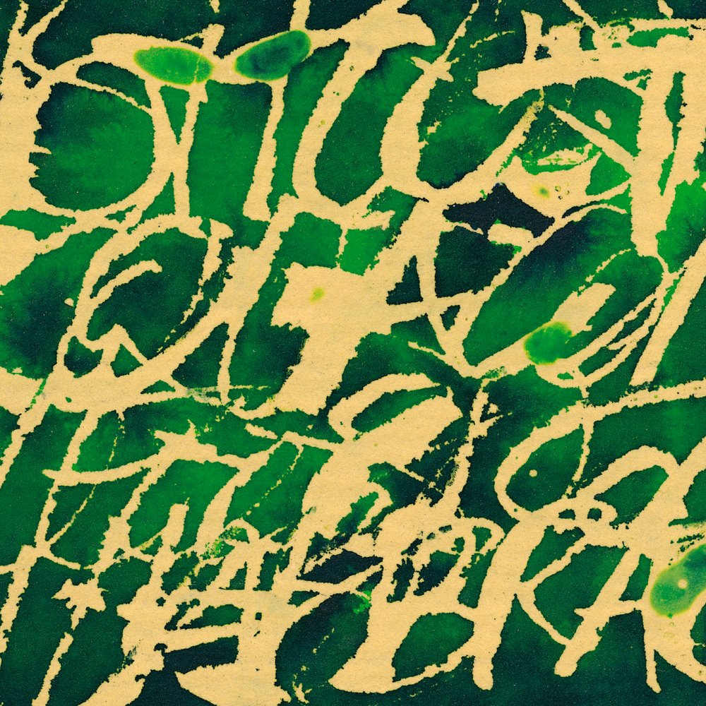 Green Writing, 2002 by Marco Campedelli: Fine art print
