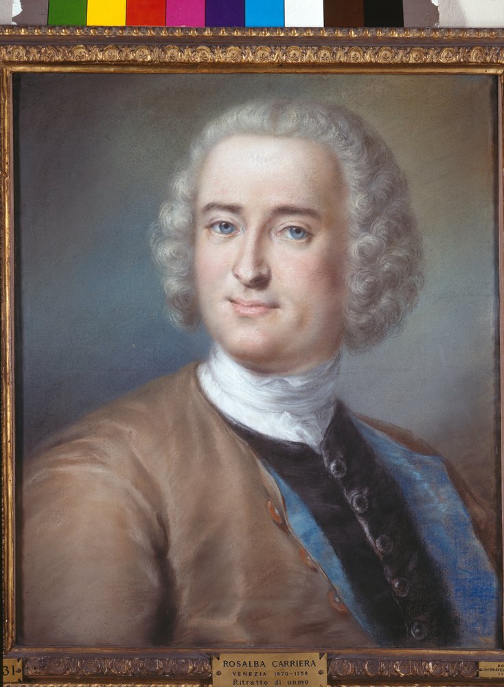 Portrait of a gentleman, c.1737 by Marianna Carlevaris