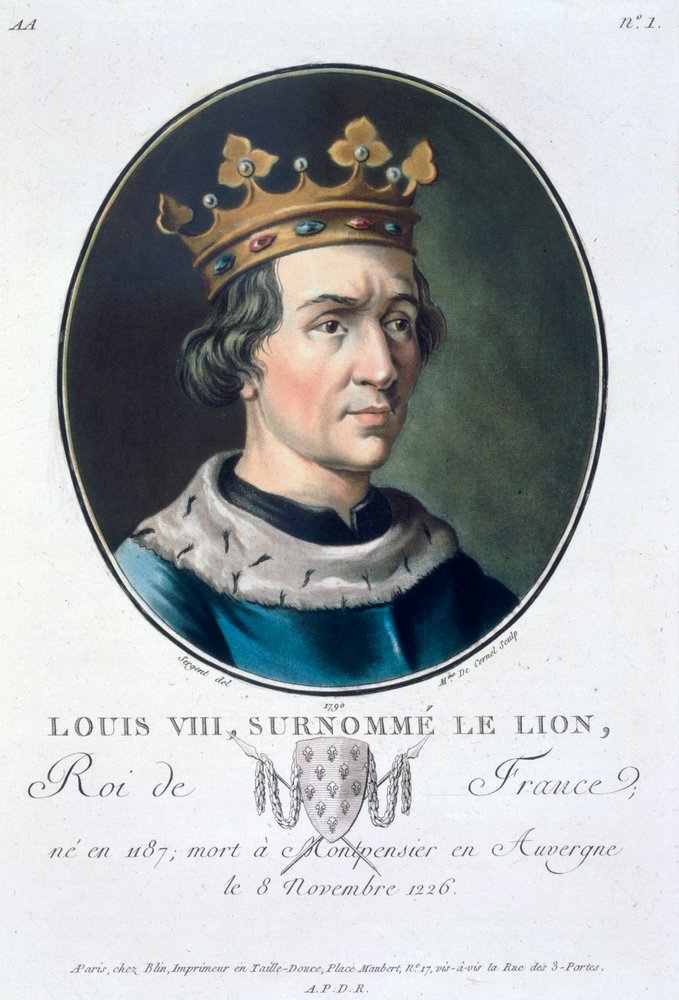 Louis VIII, known as 'the Lion', King of France