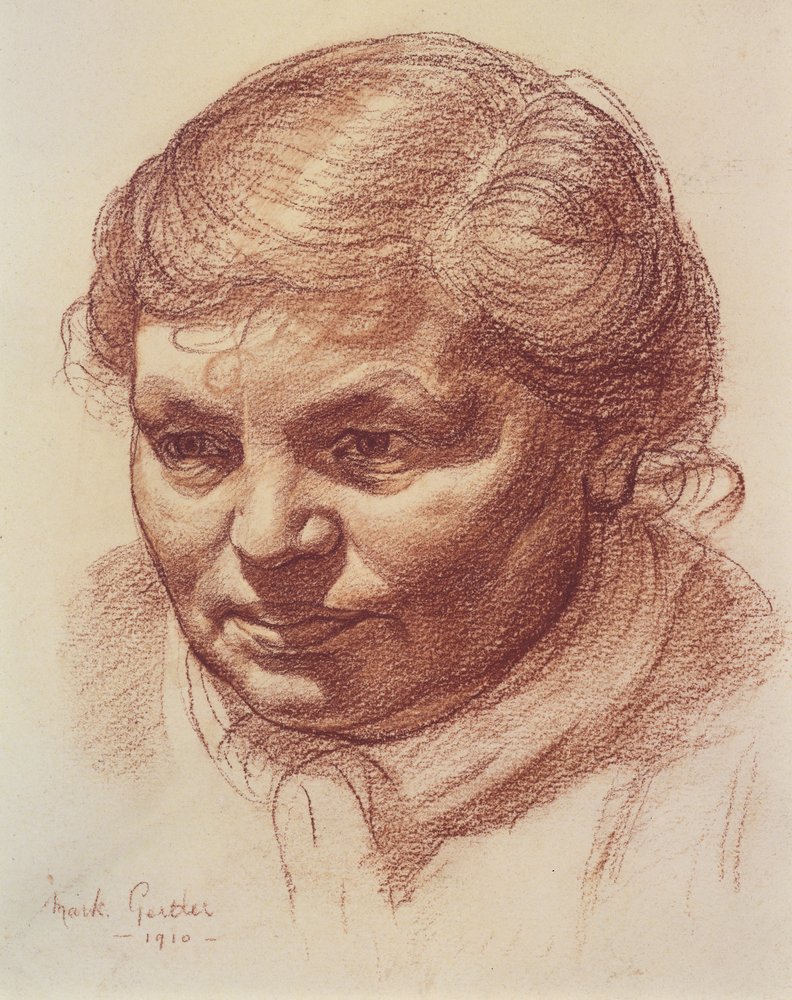 Head of the Artist's Mother by Mark Gertler