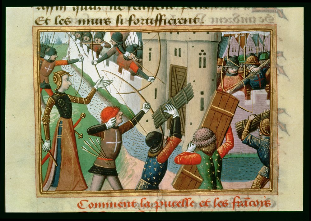 The Siege of Paris by Joan of Arc in 1429, from the Vigils of Charles VII