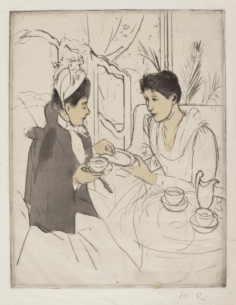 Afternoon Tea Party by Mary Cassatt: Buy fine art print