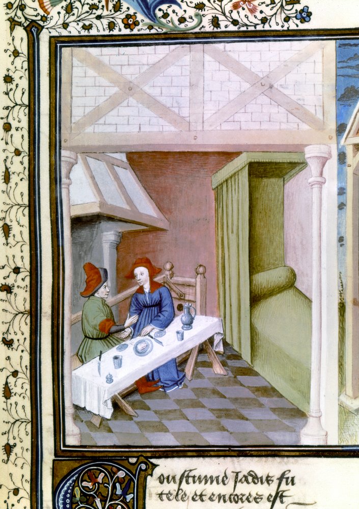 A Scene from the Decameron, Salabetto and Iancofiore