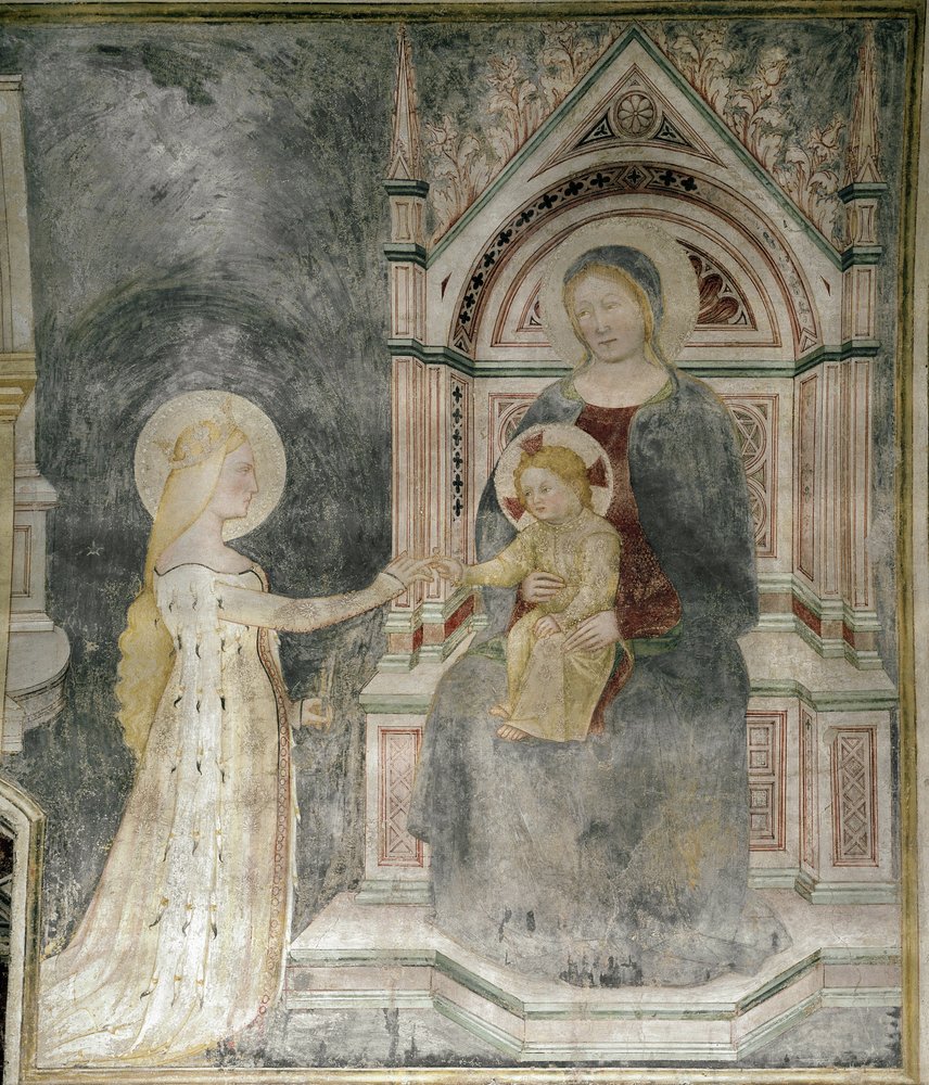 Spiritual marriage of Christ with Saint Mary Magdalene (detail)