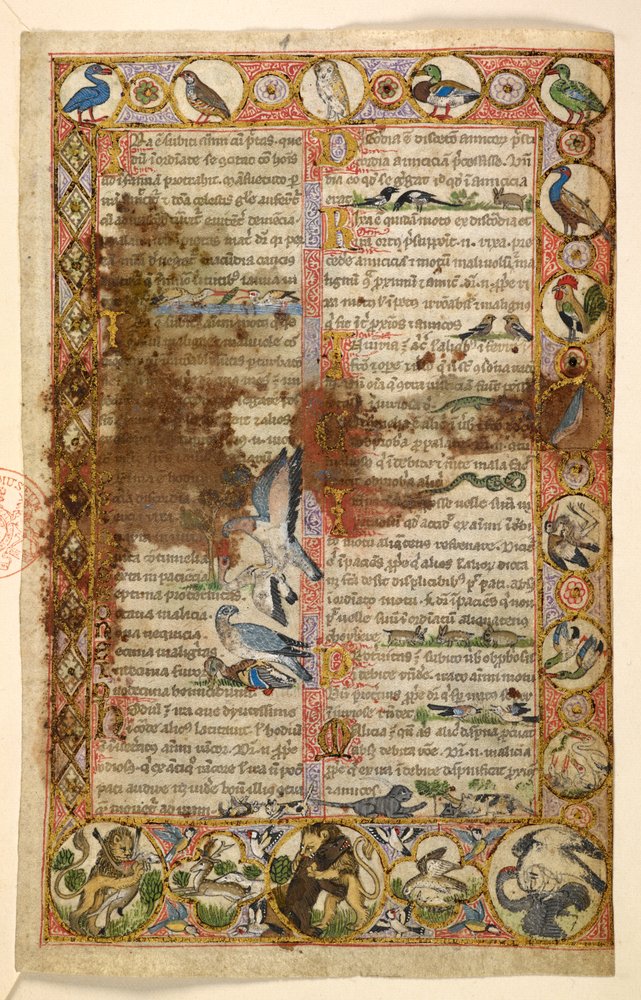 Geometric full-page borders of rhomboids, roundels, and quatrefoils ...