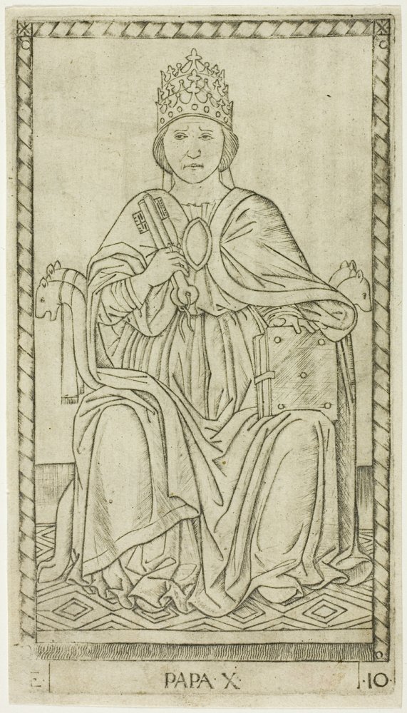 The Pope, plate ten from The Ranks and Conditions of Men