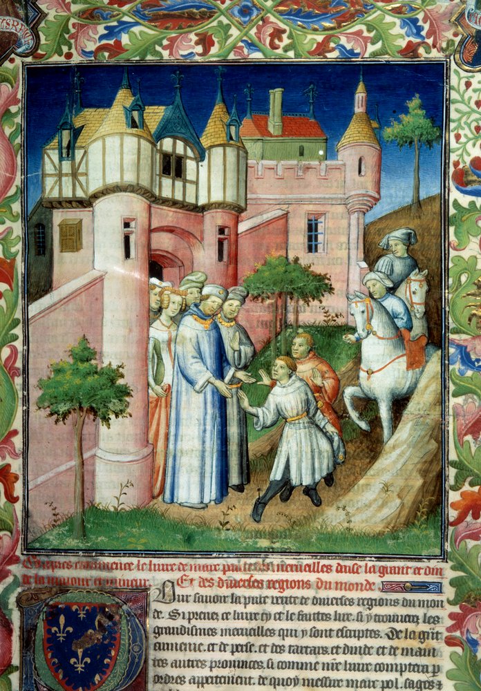 Brothers Nicolo and Matteo Polo by Master of the Mazarine