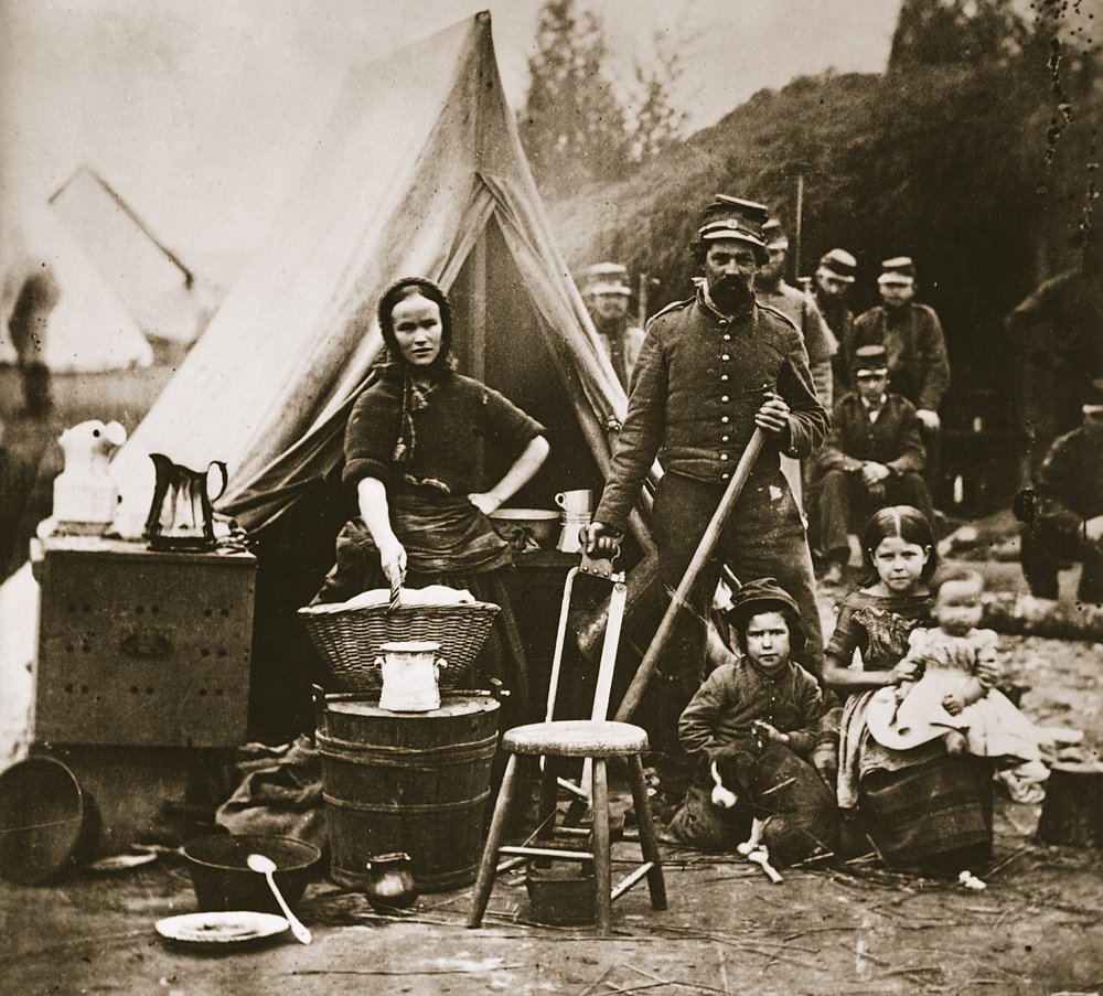 The camp of the 31st Pennsylvania Infantry near Fort Slocum