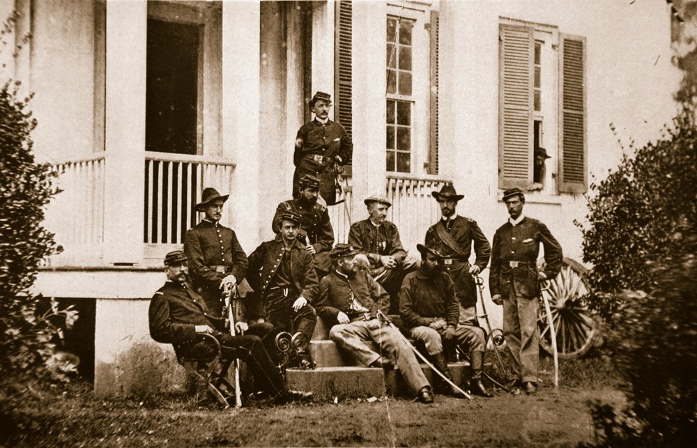 The 164th New York Volunteers at General McMahon's Headquarters