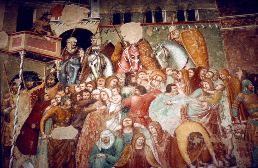 Massacre of the Innocents, Fresco in Church of Santi Agostino, Siena, 1482