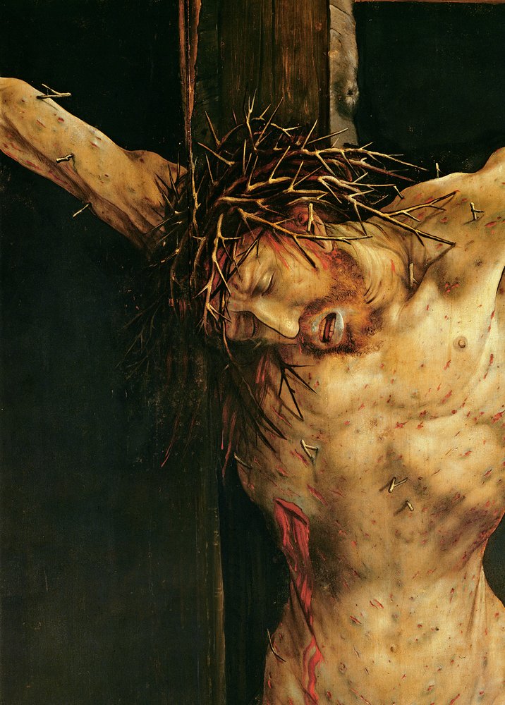 Christ on the Cross (detail) by Matthias Grünewald