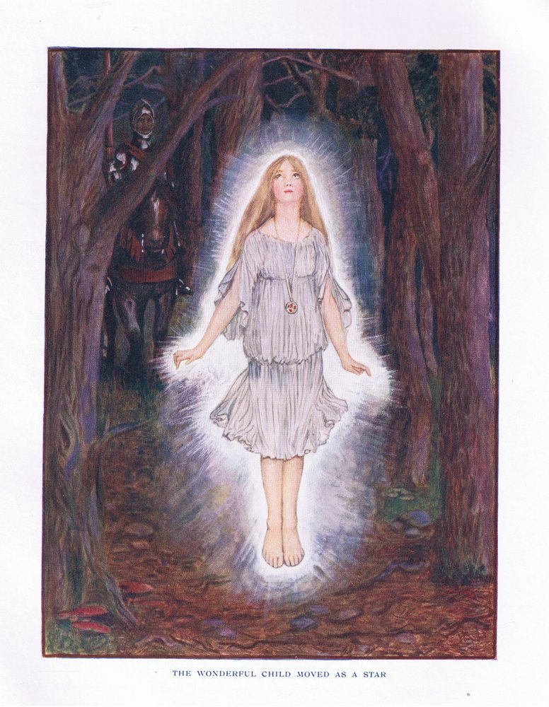 The wonderful child moved as a star (illustration from Lady Ann's Fairy ...