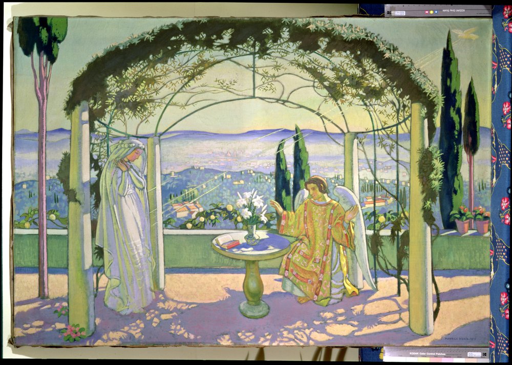 Annunciation at Fiesole by Maurice Denis: Fine art print