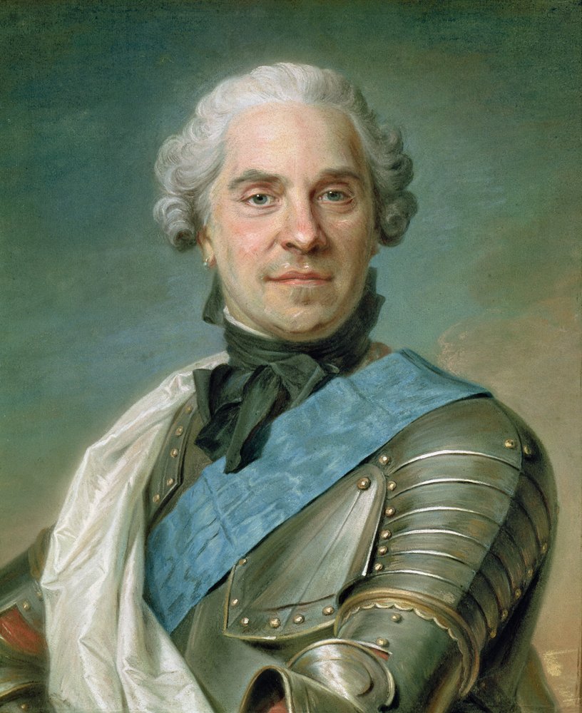 Portrait of Maurice, Count of Saxe