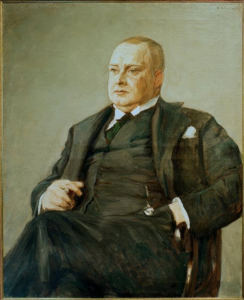 Portrait of Otto Wolff by Max Liebermann: Fine art print