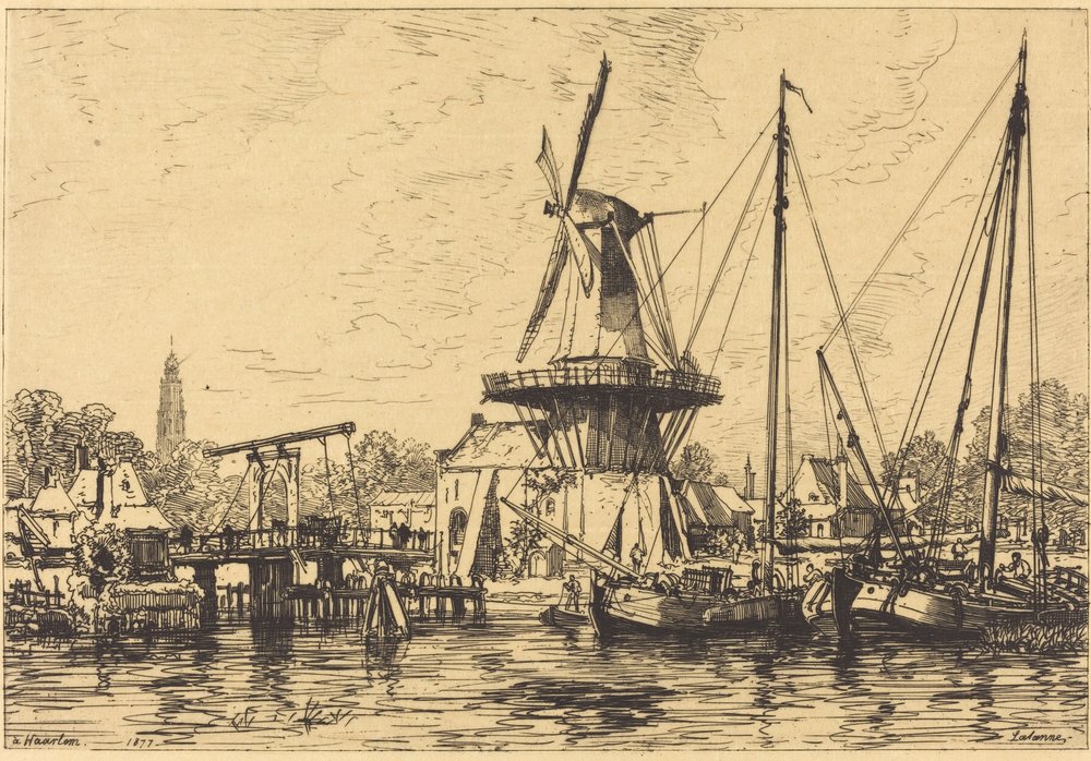 A Haarlem by Maxime Lalanne: High-quality fine art print