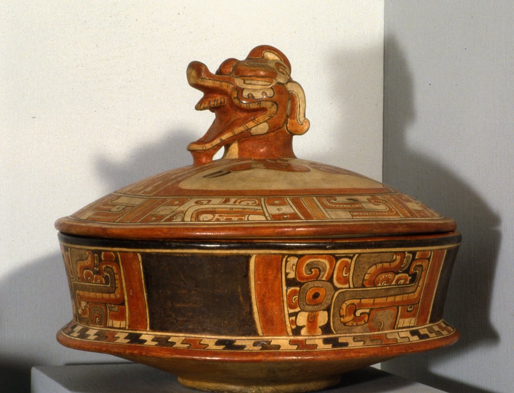 Funeral vessel, Mundo Perdido, Early Classic Period 300-600 AD