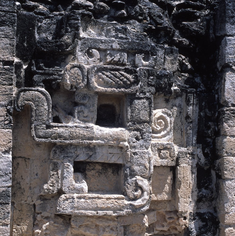 Relief of a monster of the earth, Late Classic period, 600-900 AD