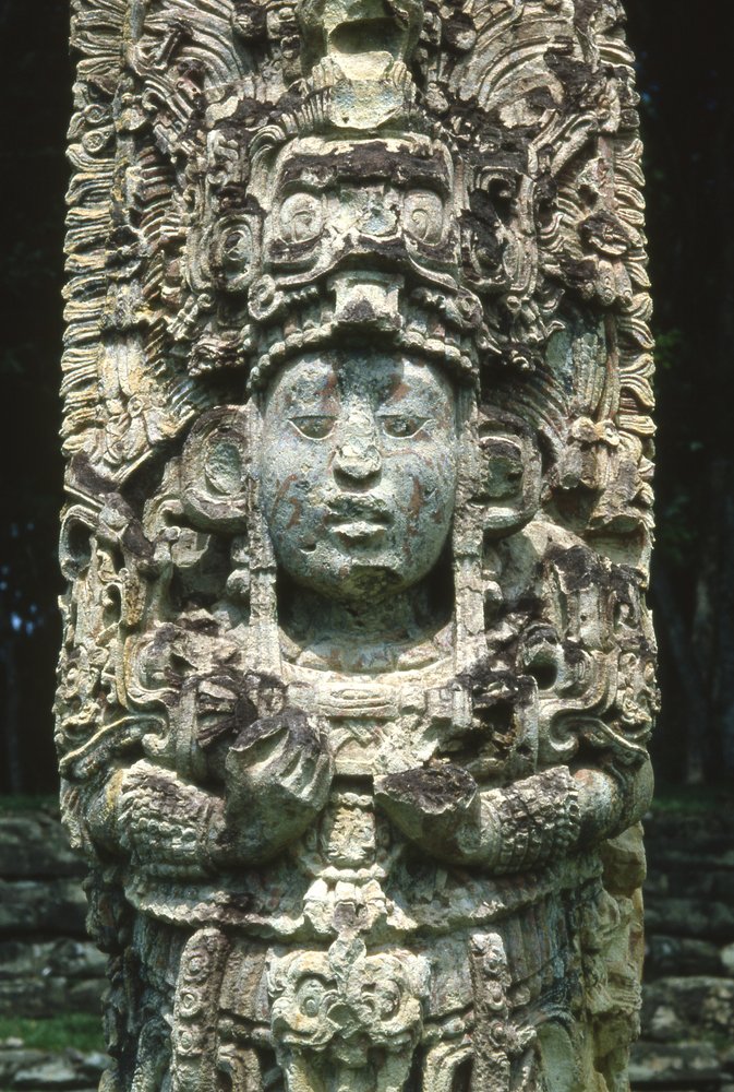 Copan Stela H by Mayan: Highest-quality art reproduction