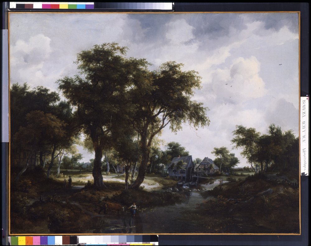 The Water Mill (The Trevor Landscape) by Meindert Hobbema