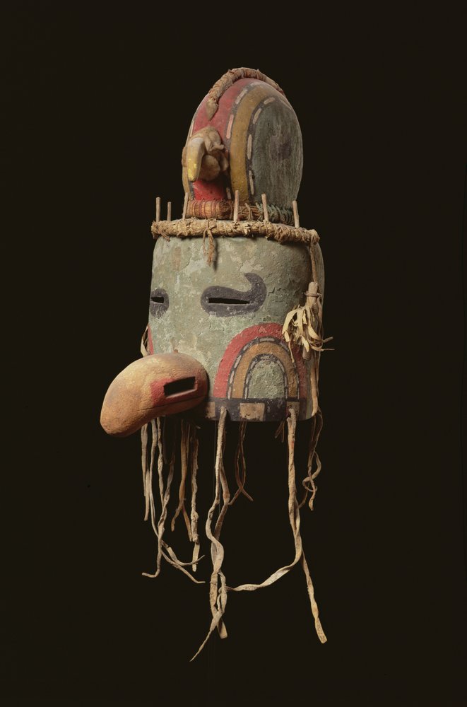 Mask by Melanesian: Highest-quality art reproduction