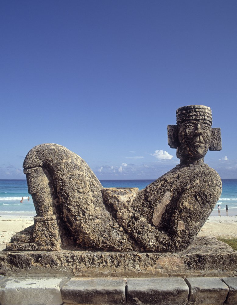Copy of the statue of Chac-Mool from Chichen-Itza, Yucatan, c.987-1185 BC