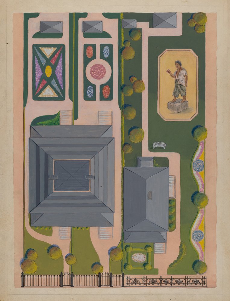 Ward and Green Gardens, c. 1936 by Meyer Goldbaum