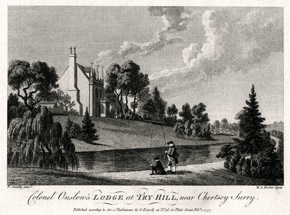 Colonel Onslow's Lodge at Try-Hill, near Chertsey, Surrey